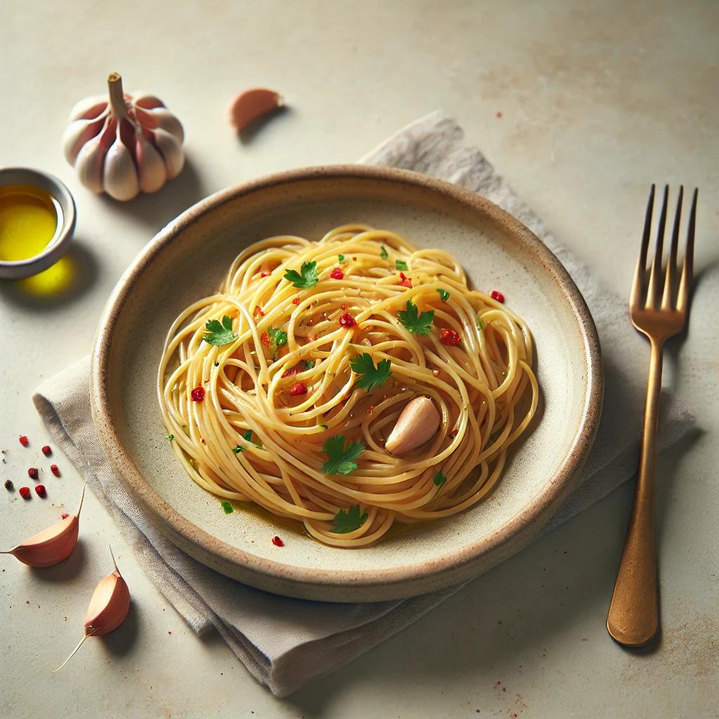 Golden Garlic Spaghetti | Box Family Kitchen