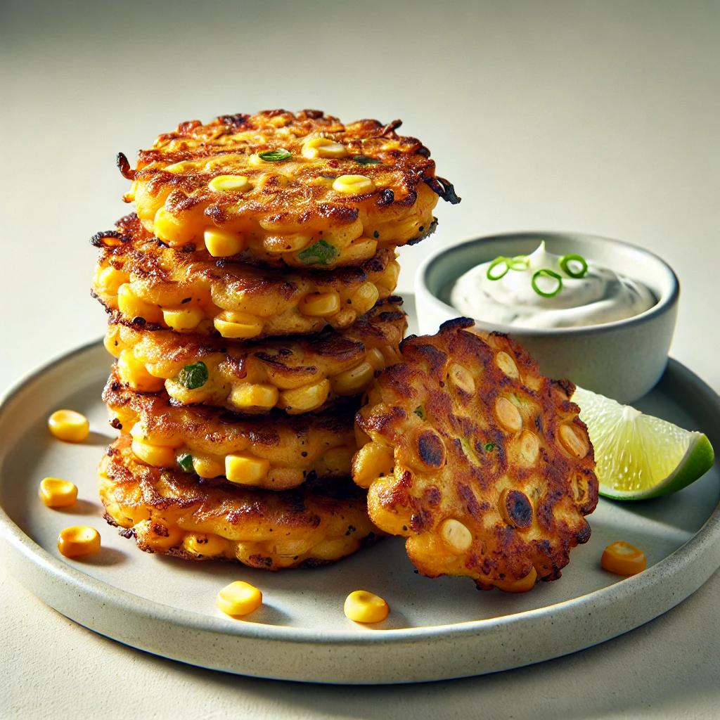 Smoky Grilled Corn Fritters | Box Family Kitchen