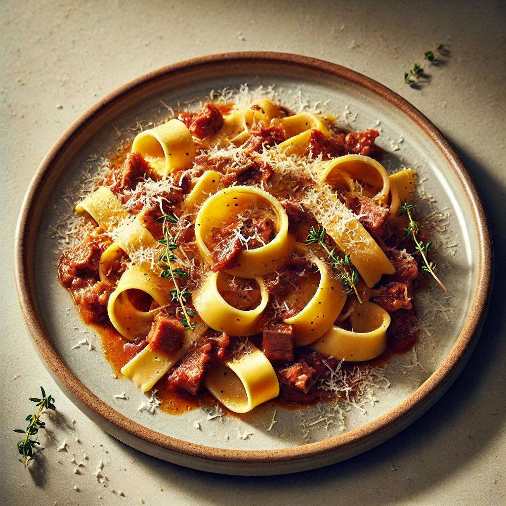 Rustic Pappardelle with Ragu Bliss | Box Family Kitchen