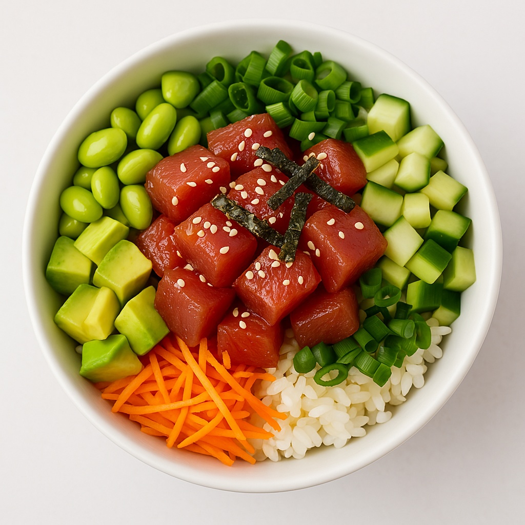 Simply Fresh Tuna Poke Bowl | Box Family Kitchen