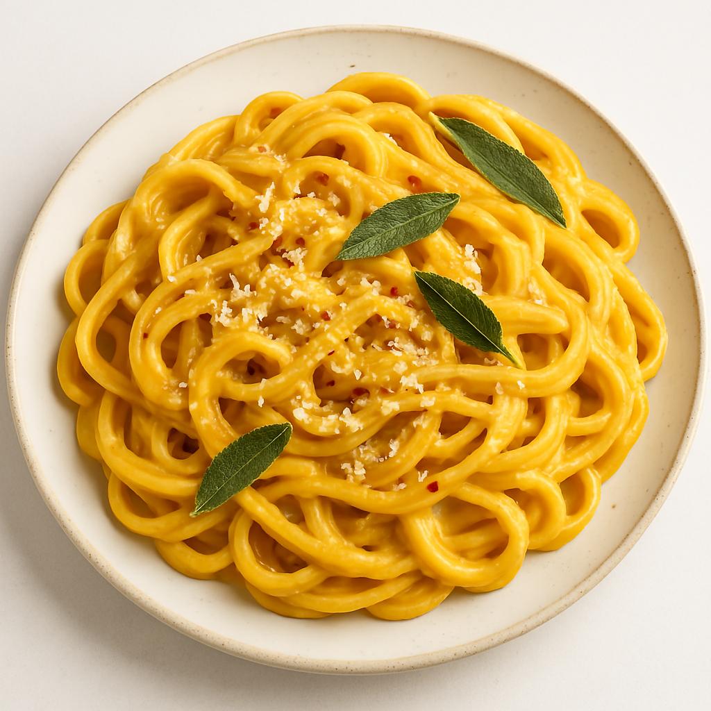 Pumpkin Alfredo Pasta | Box Family Kitchen
