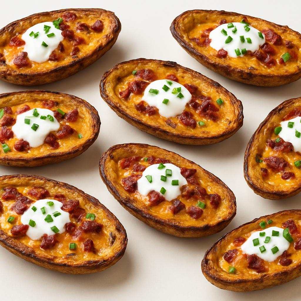 Smoke-Kissed Cheddar Potato Skins | Box Family Kitchen