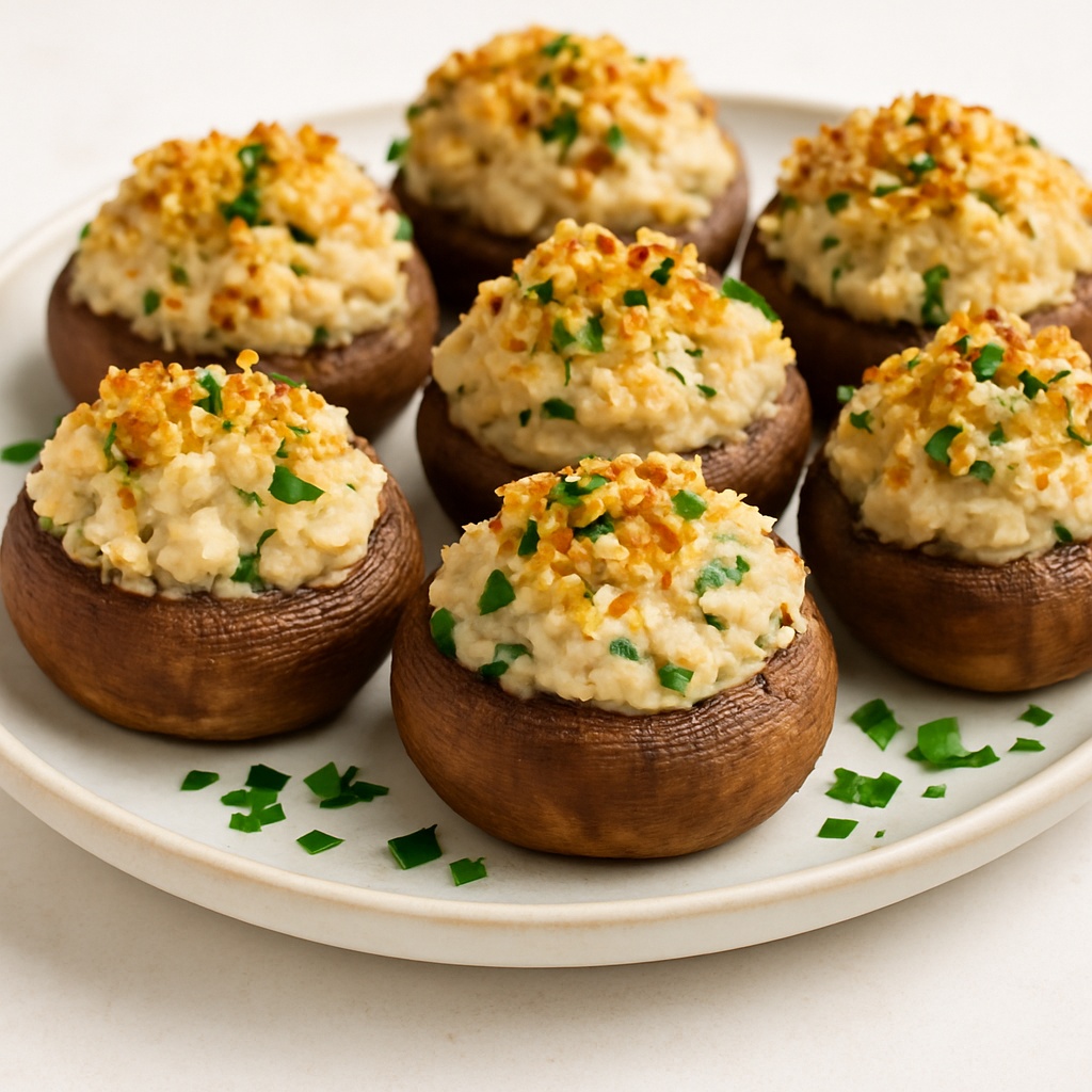 Coastal Crab Cap Bites | Box Family Kitchen